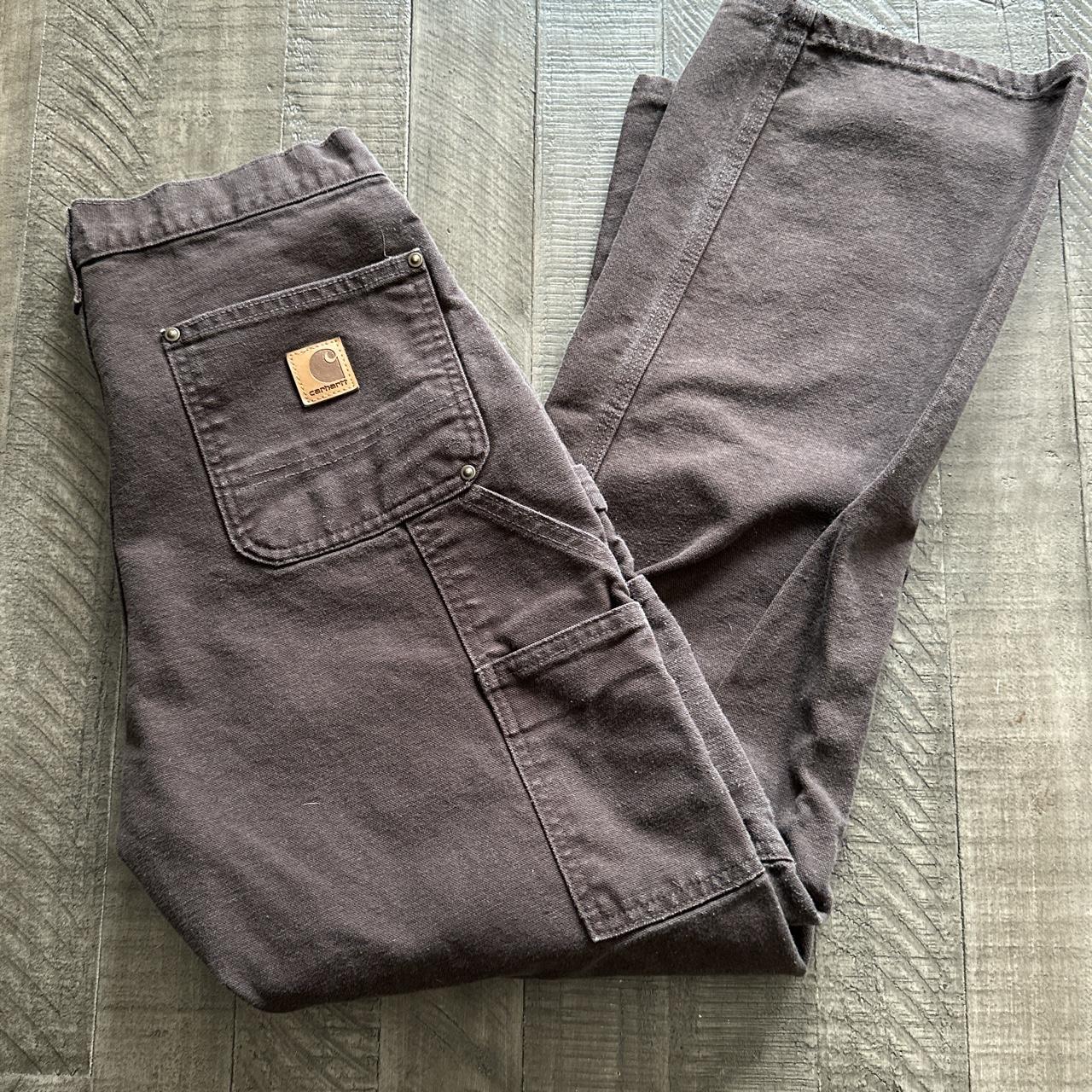 Vintage Carhartt Double Knee Carpenter Pants 30 x 30... - Depop