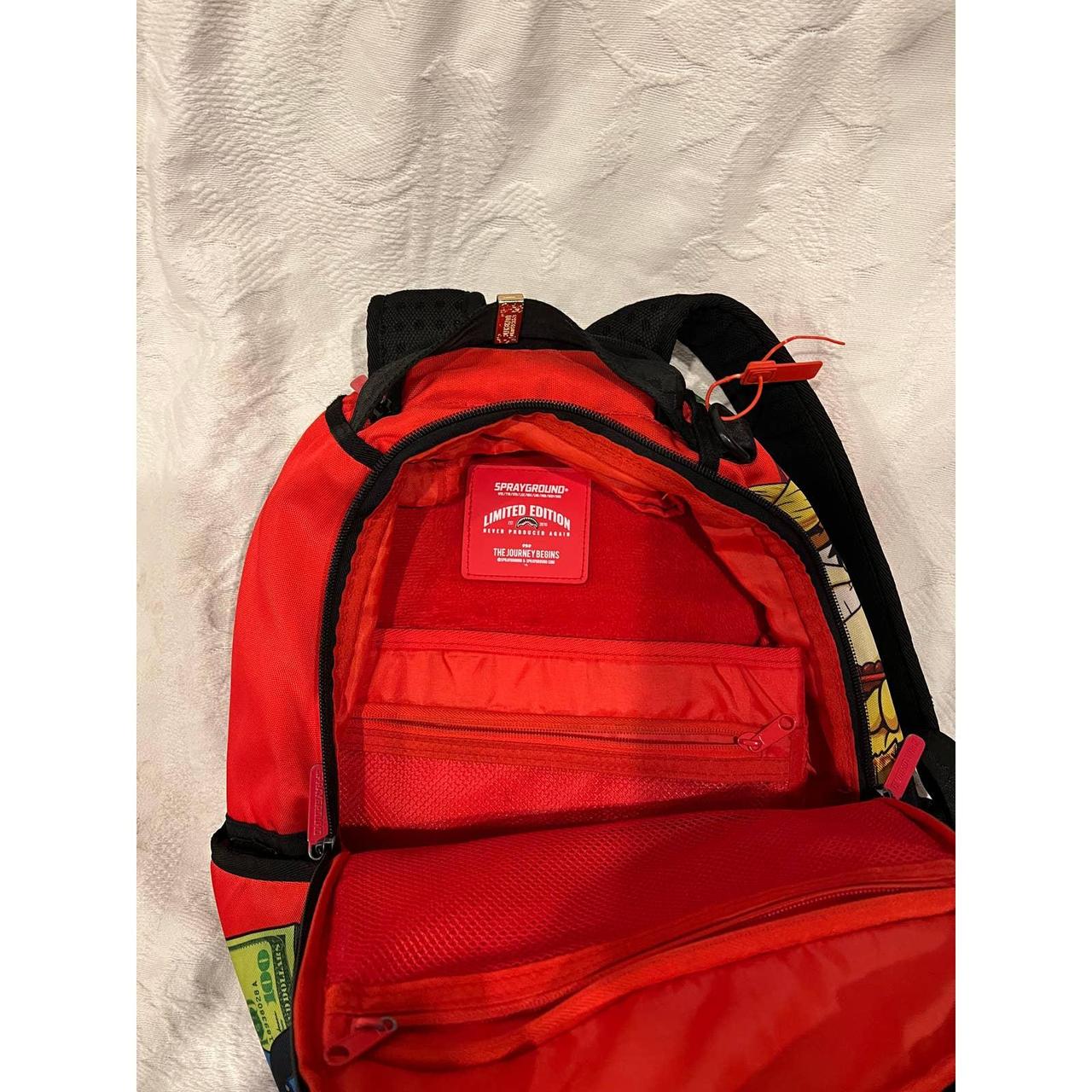Sprayground Men's Red Bag | Depop