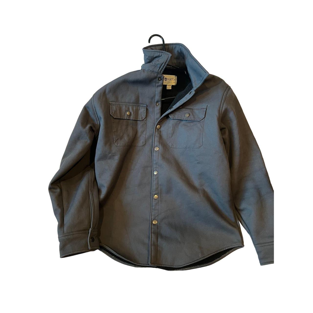 Matix Denim Insulated Snap Shirt Jacket Mens M See... - Depop