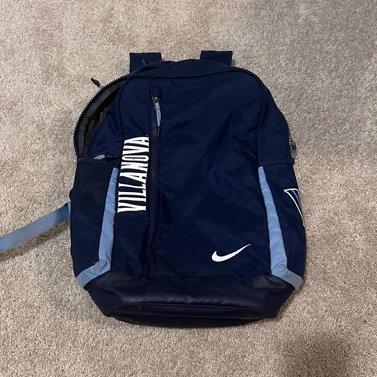 VILLANOVA BASKETBALL BACKPACK some wear and tear on... - Depop