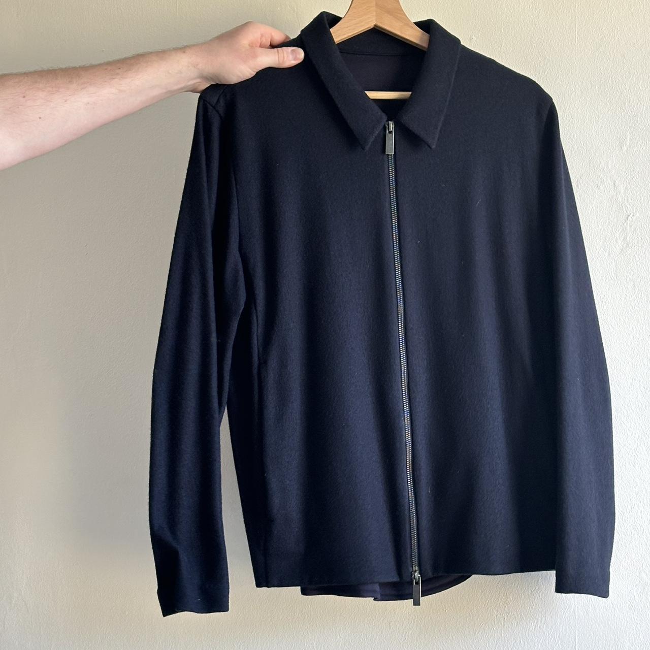 Cos jacket, navy wool size medium - excellent condition - Depop