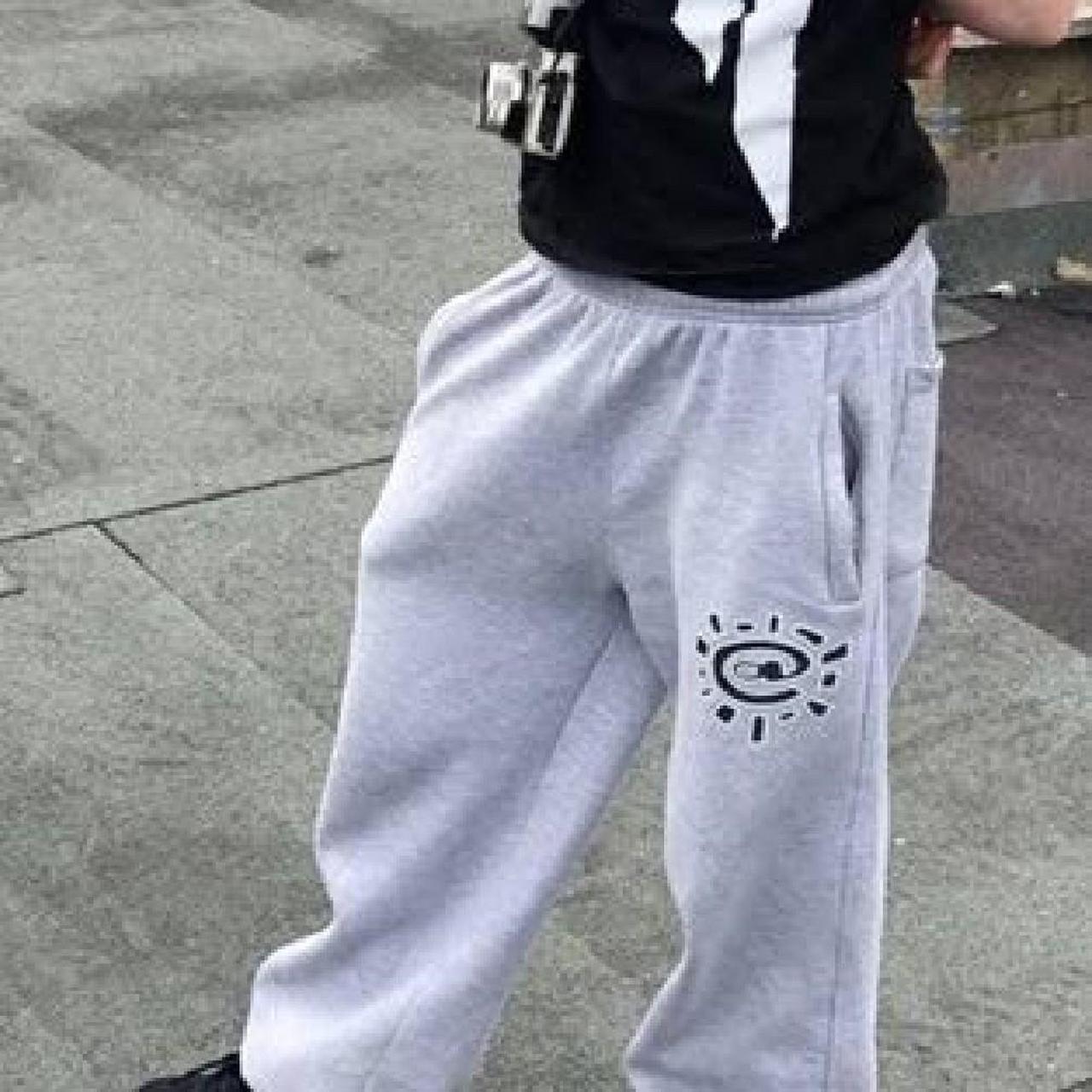 Grey adwysd joggers💨 Large Worn a handful of times... - Depop