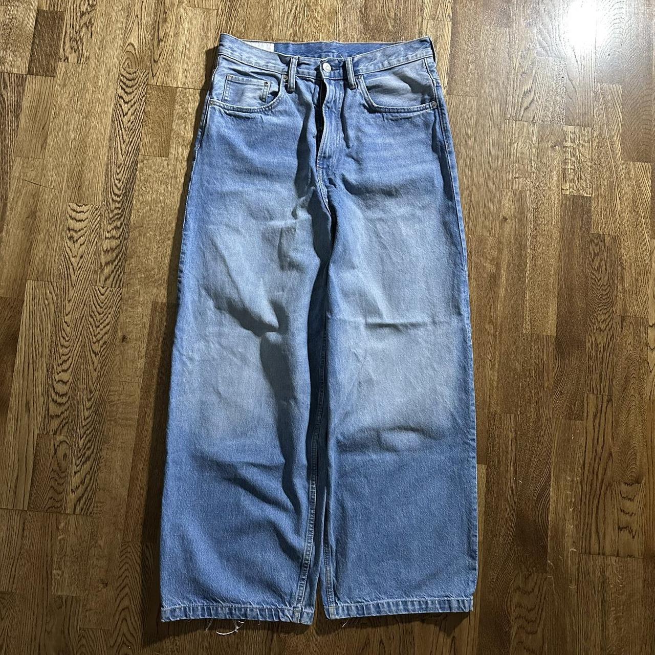 SUPER BAGGY HNM JEANS🔥 Size 31 model height 5... | Depop
