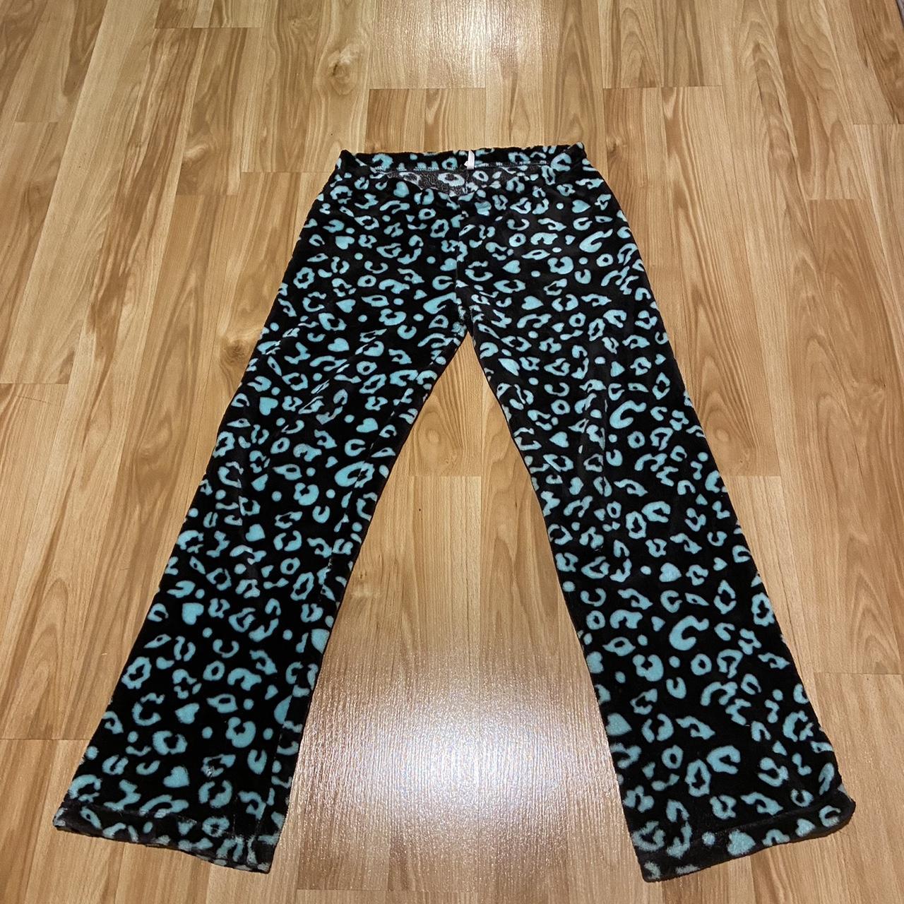 Women’s Cheetah Print Pajamas Size M Only worn a... - Depop