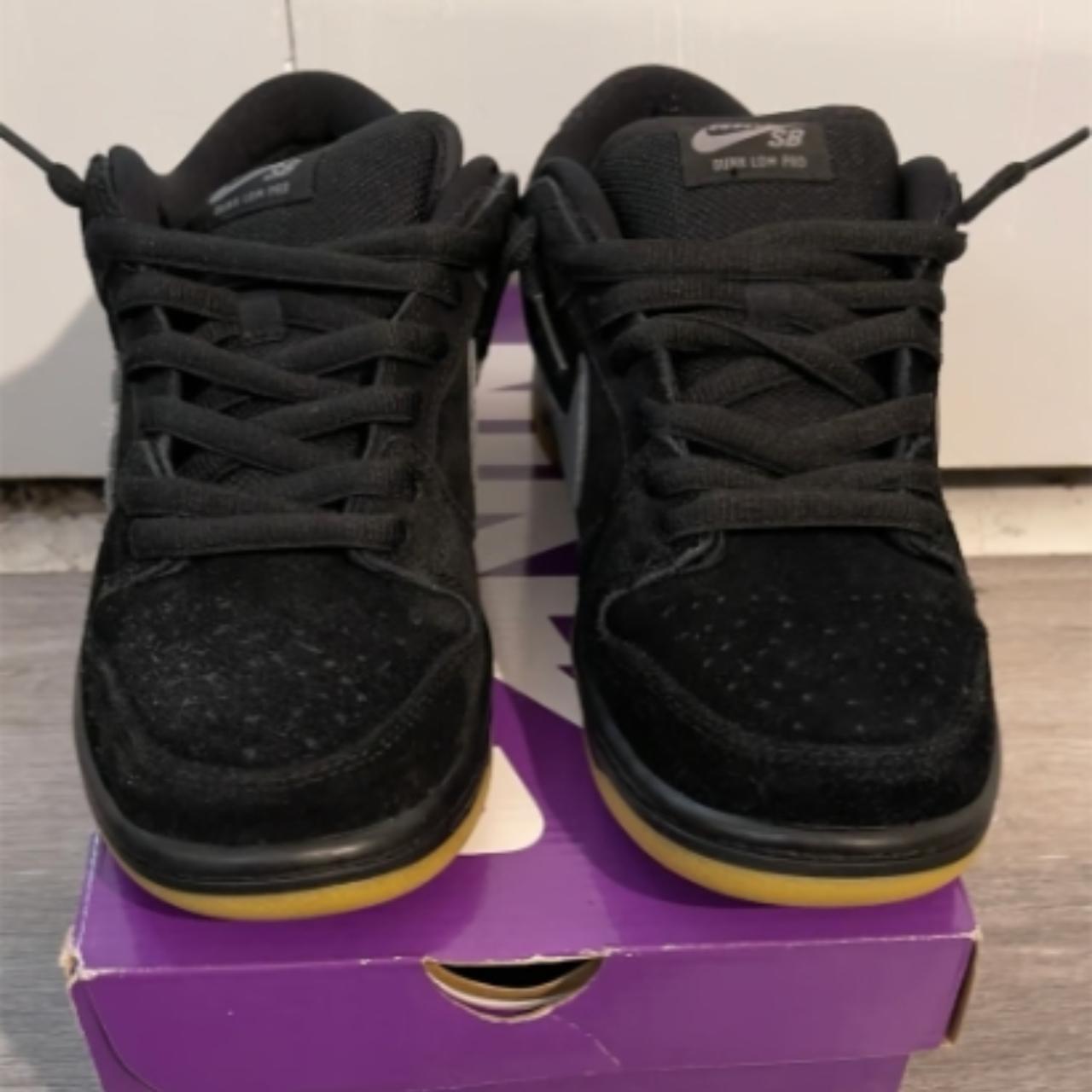 Nike SB Dunks Fog suede Size 8 Excellent... - Depop