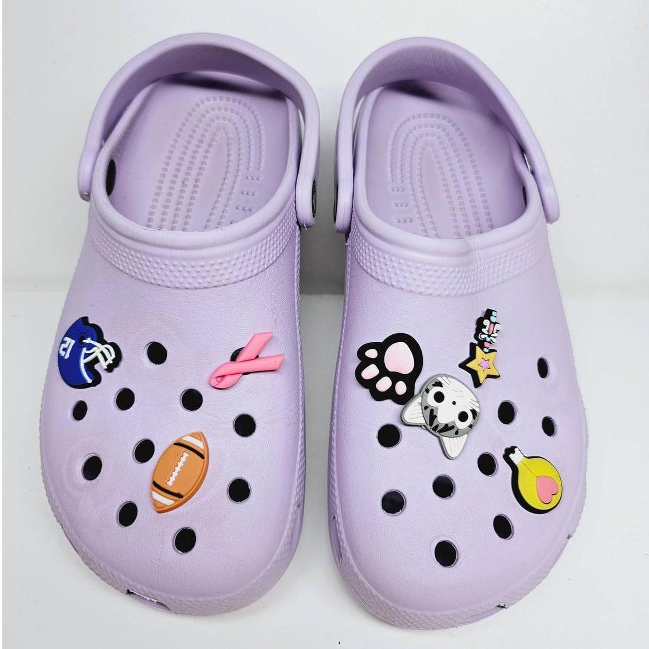 Crocs In light purple color size Junior 5. No tears... - Depop