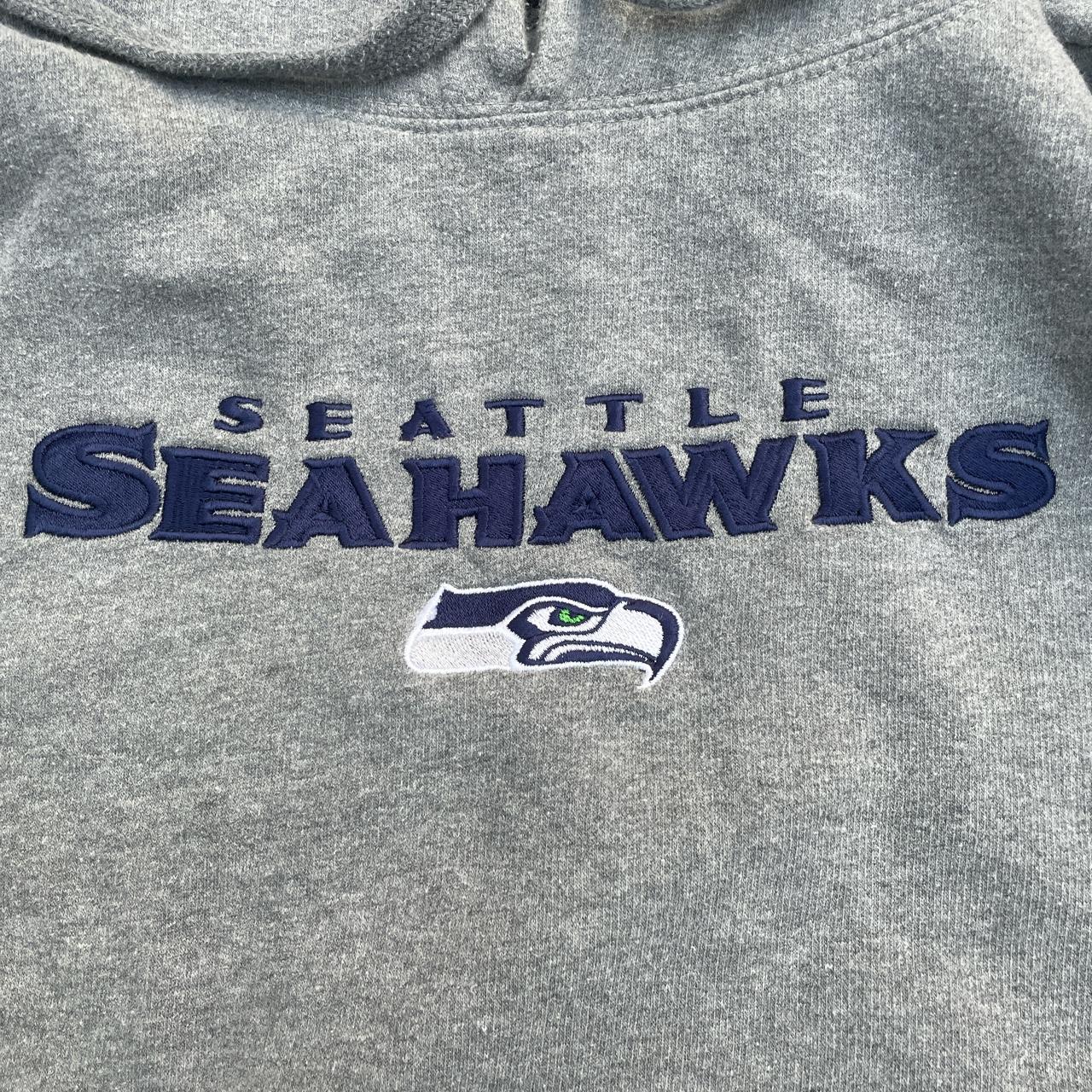 SEATTLE SEAHAWKS VINTAGE NFL/SPORTS GREY... - Depop