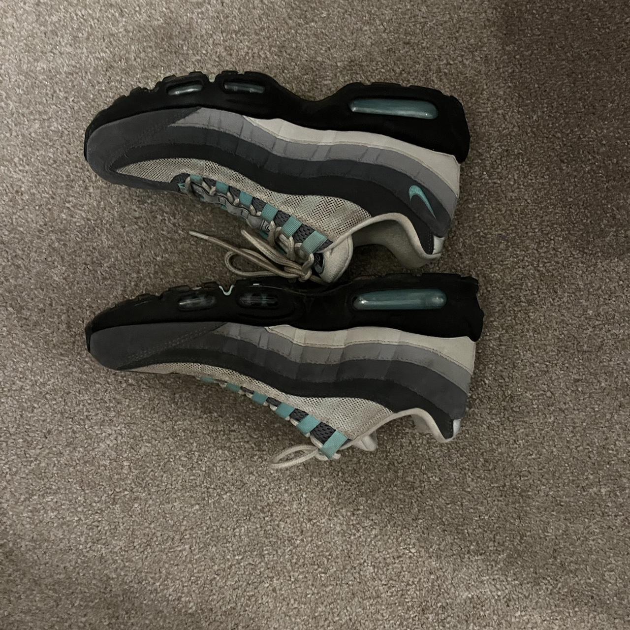 Air max 95 hyper turquoise Men’s size 9 - Depop