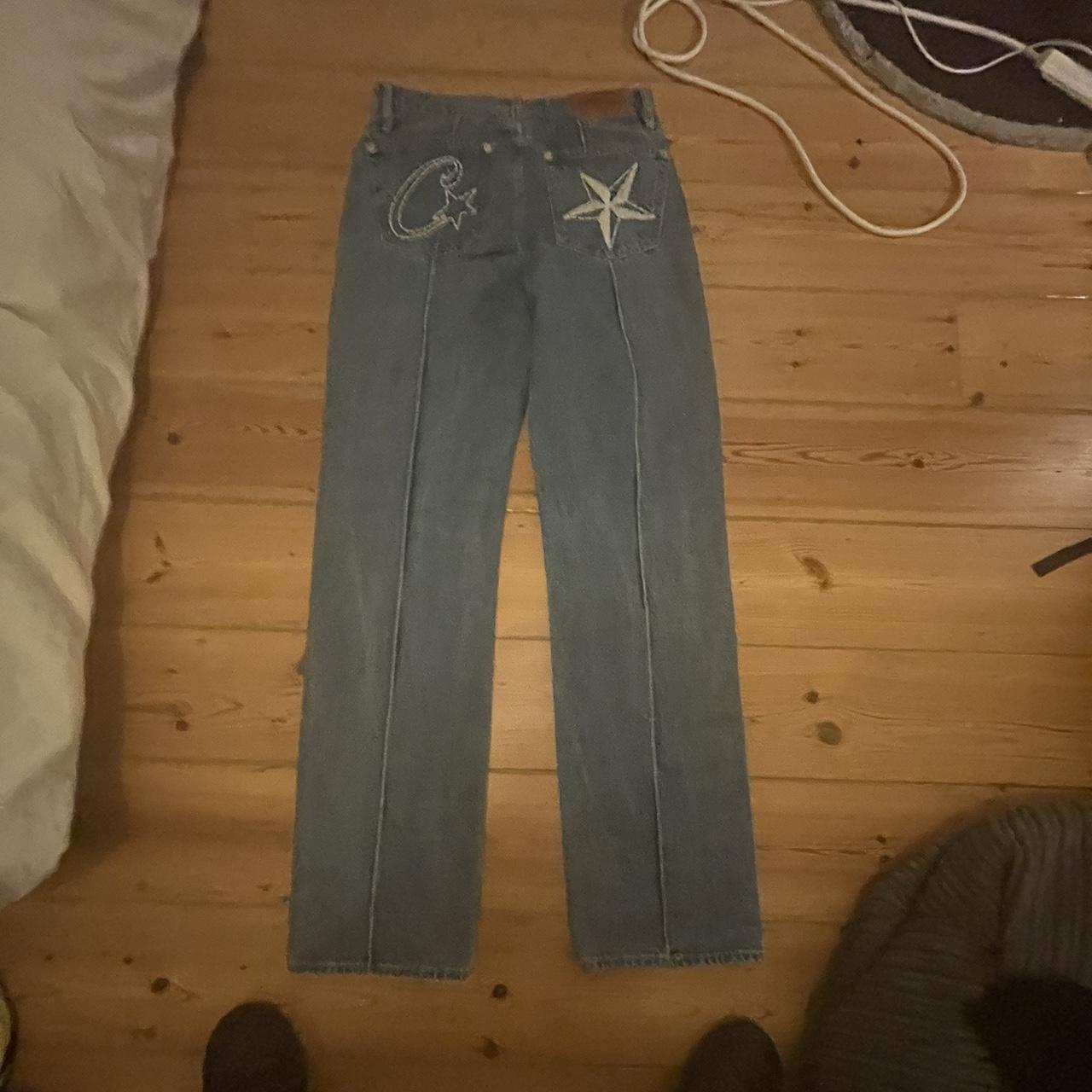 corteiz jeans comes new with tags never worn 10/10... - Depop