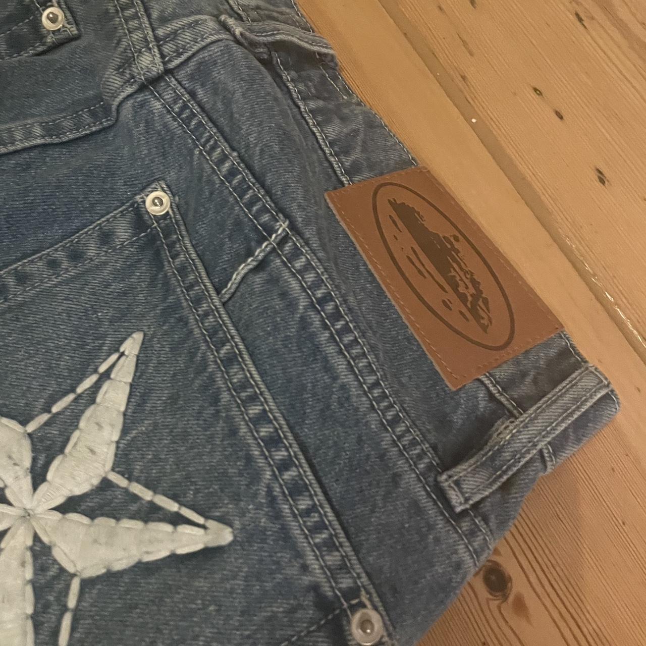 corteiz jeans comes new with tags never worn 10/10... - Depop