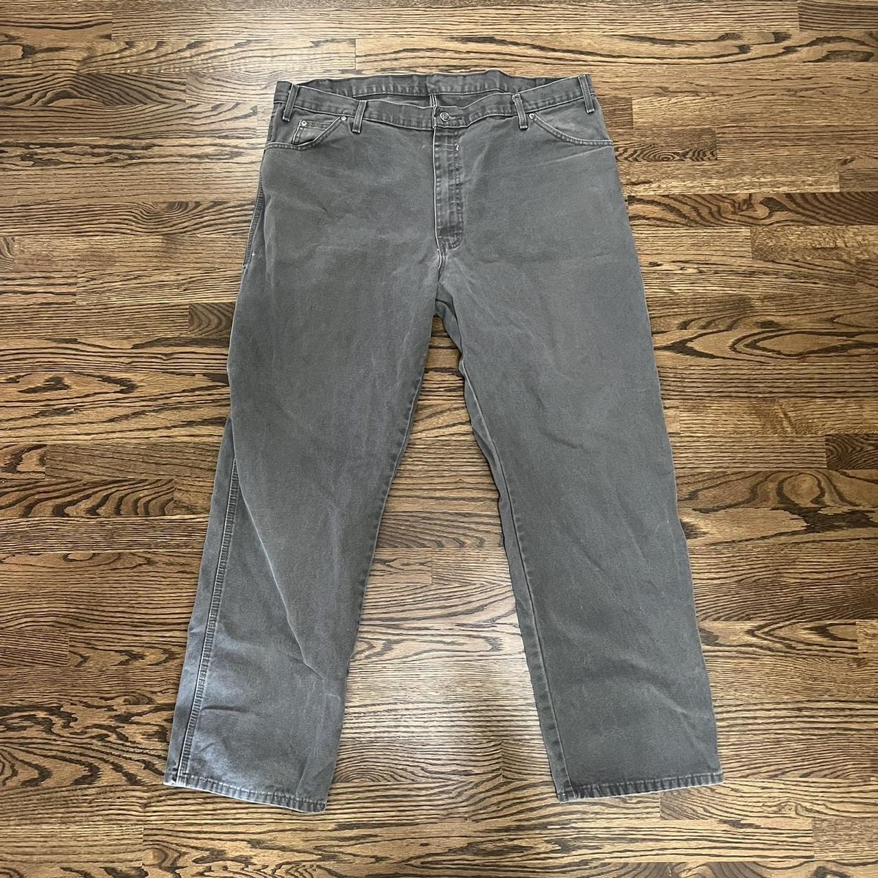 Dickies Men's Black and Grey Jeans | Depop