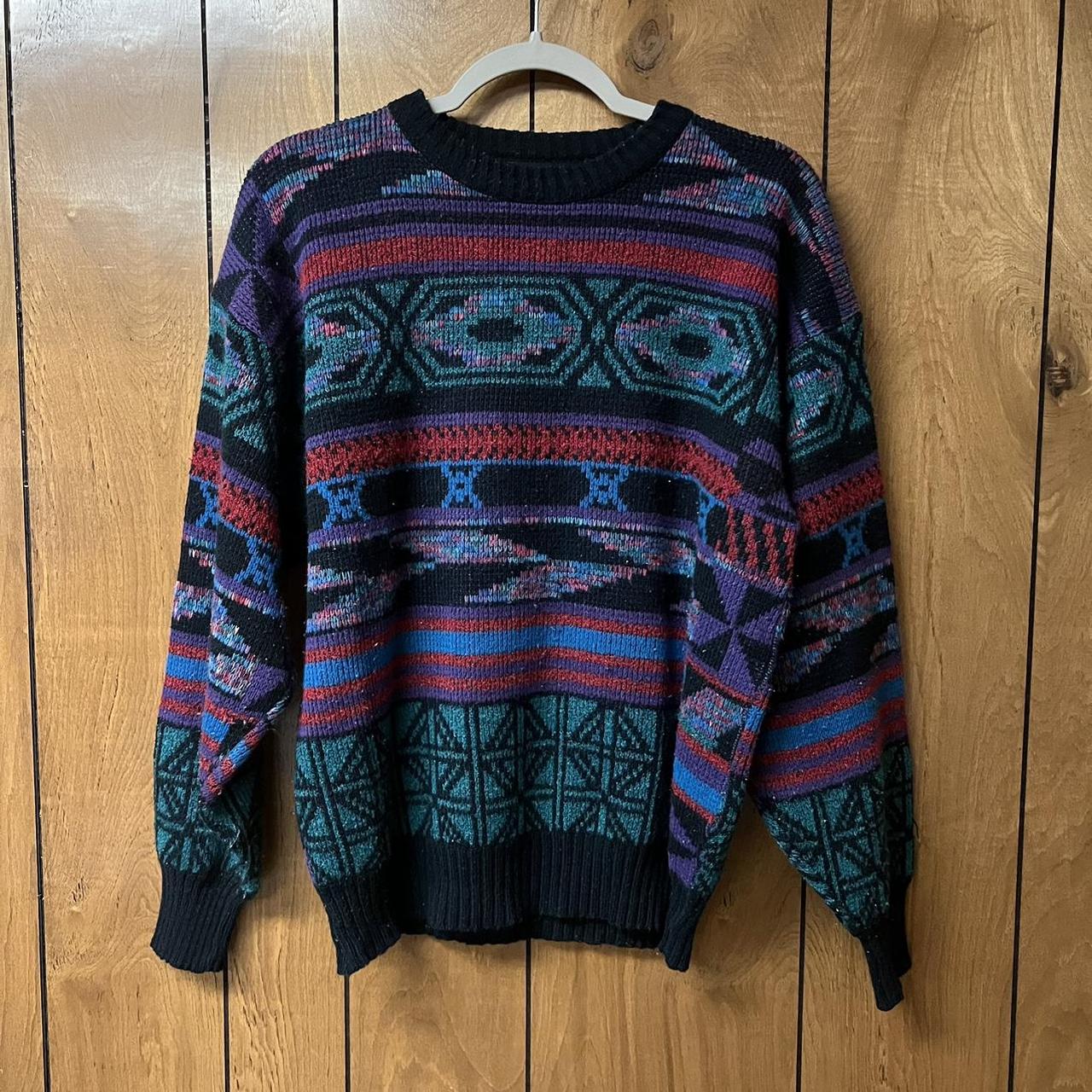 Vintage Coogi lookalike sweater Measurements... - Depop