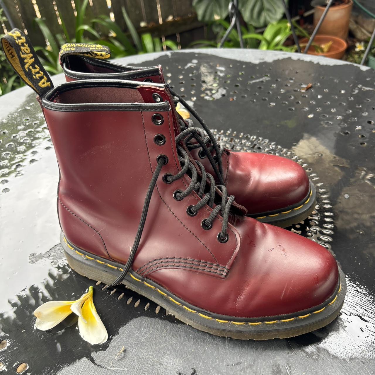 Cherry Red Original Dr Martens perfect... - Depop