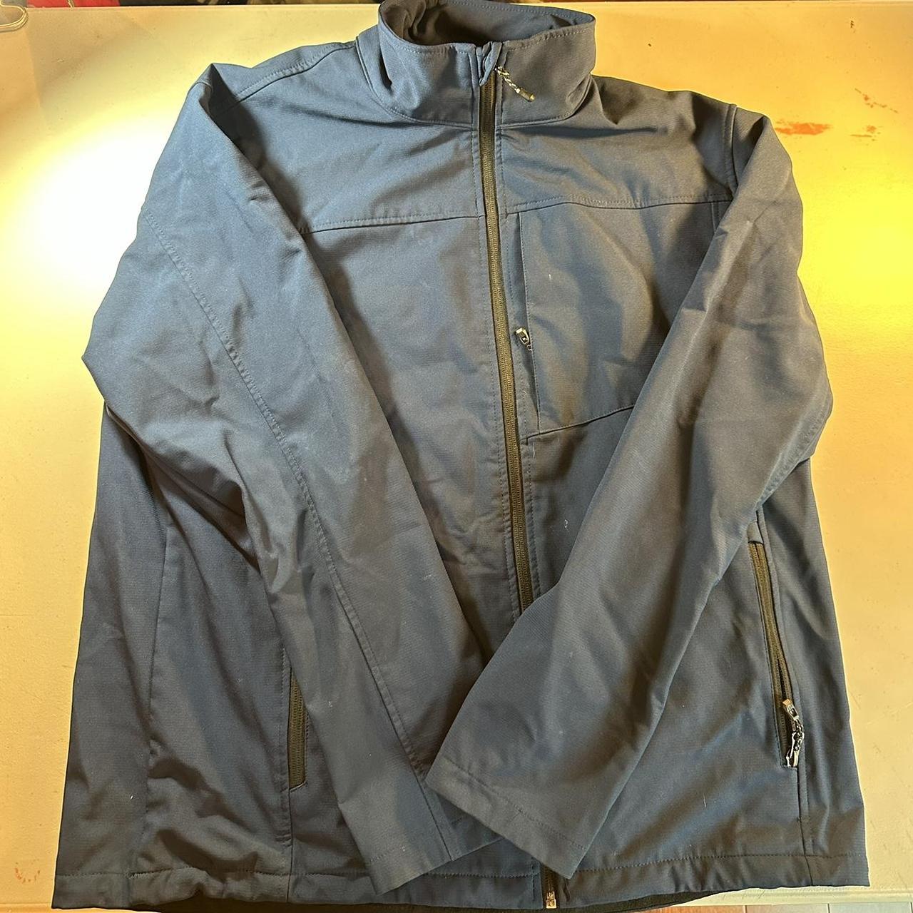 Swiss tech Jacket - size large - insulated - barely... - Depop