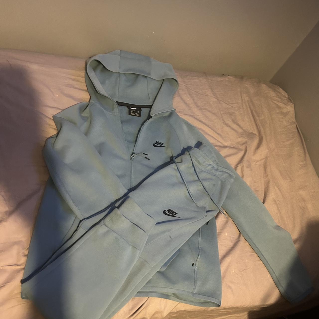 Baby blue Nike tech - authentic - Depop