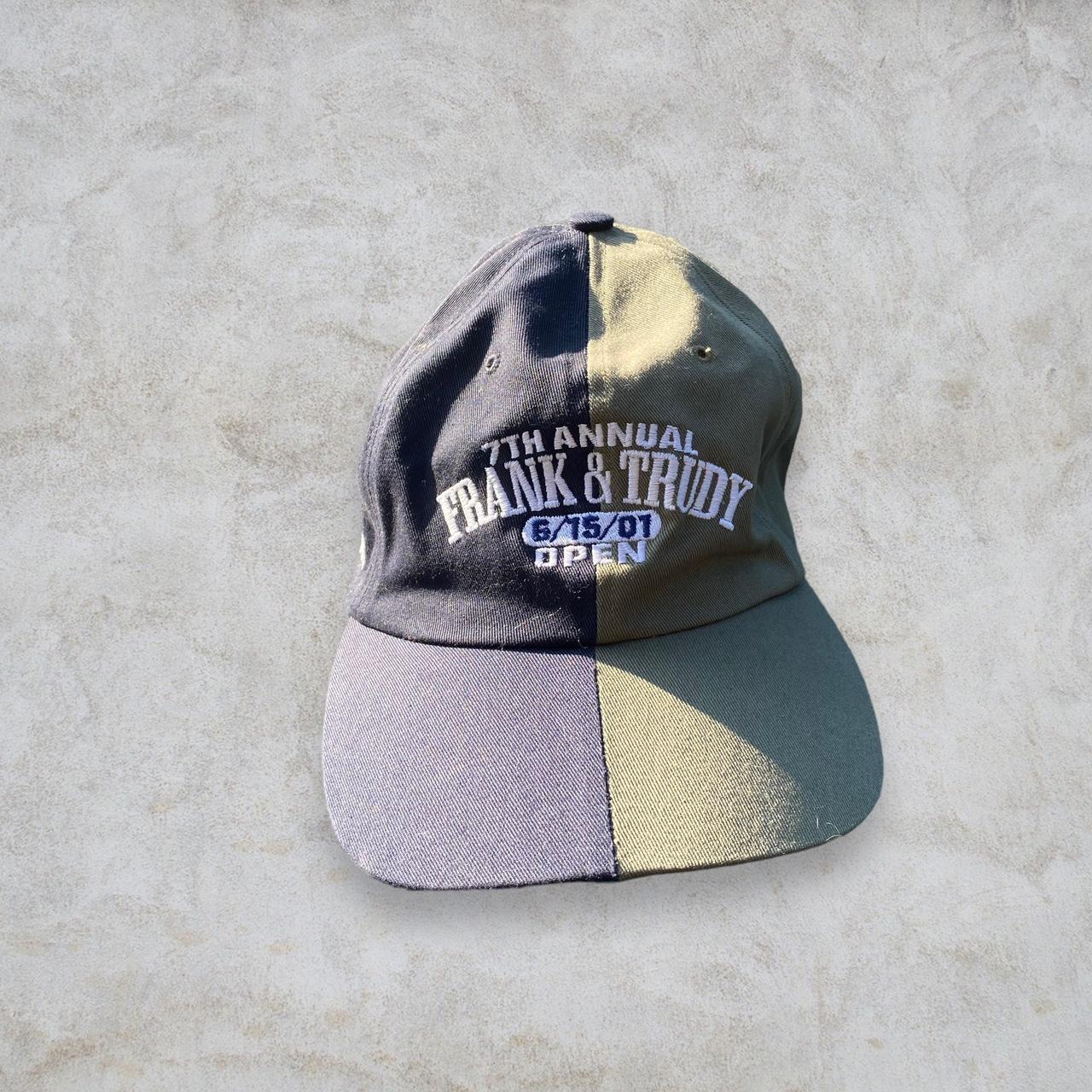 Split Color Colorblock Green Hat Adjustable 📌... - Depop