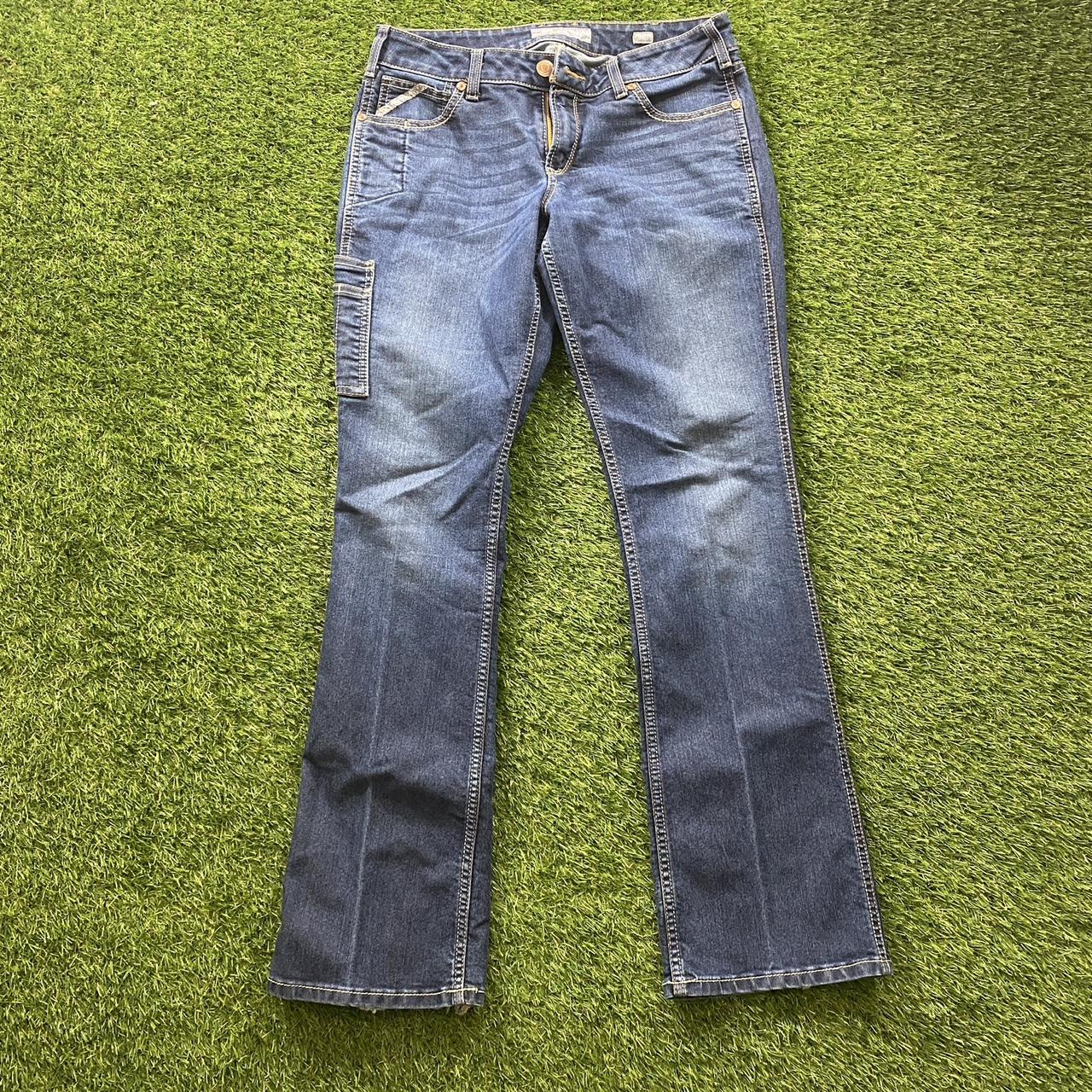 Ariat Mid Rise Bootcut Jeans - 31” Message with... - Depop