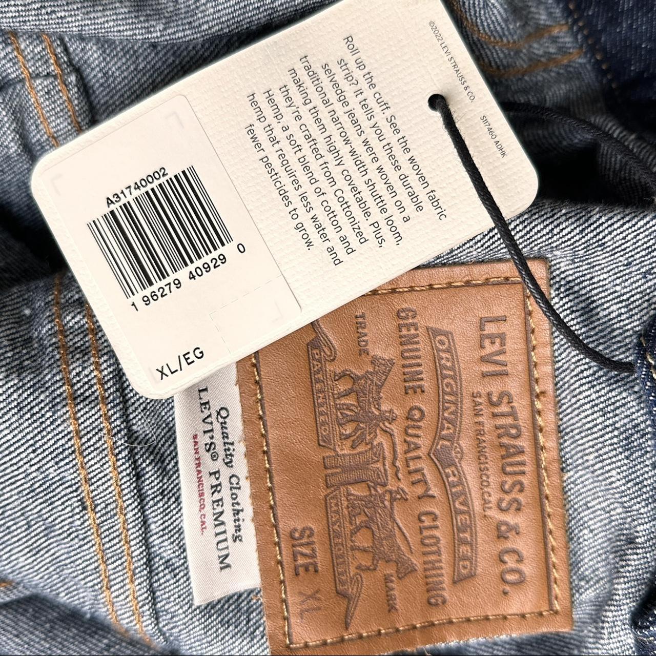 Levi’s Selvedge Trucker Denim Jacket. Custom, 1 of... - Depop