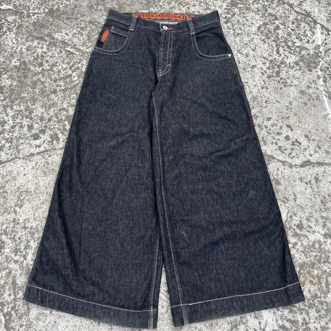 Rare Wide Load “30 Laser black Jnco jeans Insane... - Depop