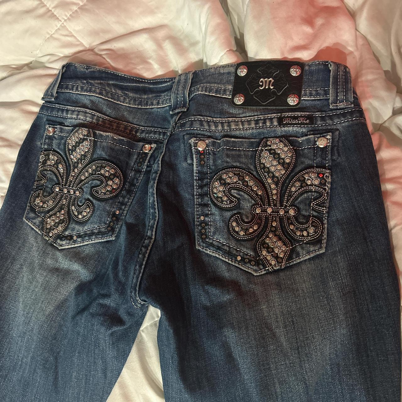 Super cute low rise Miss me jeans, no flaws at all!... - Depop