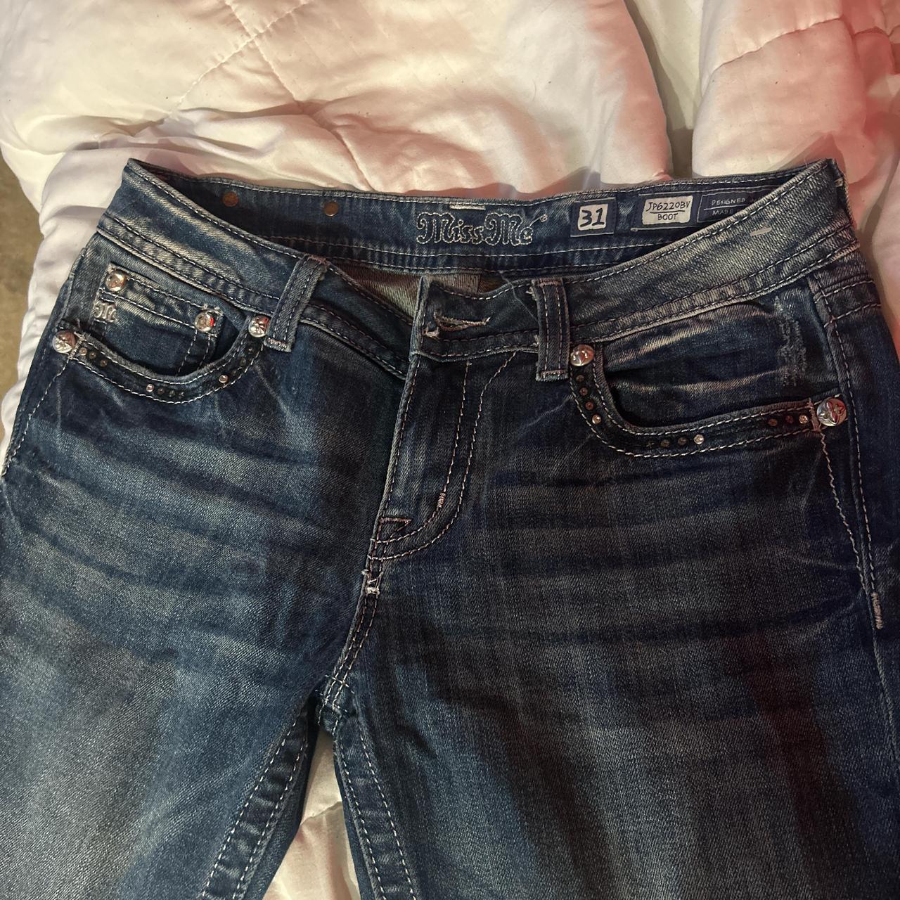 Super cute low rise Miss me jeans, no flaws at all!... - Depop