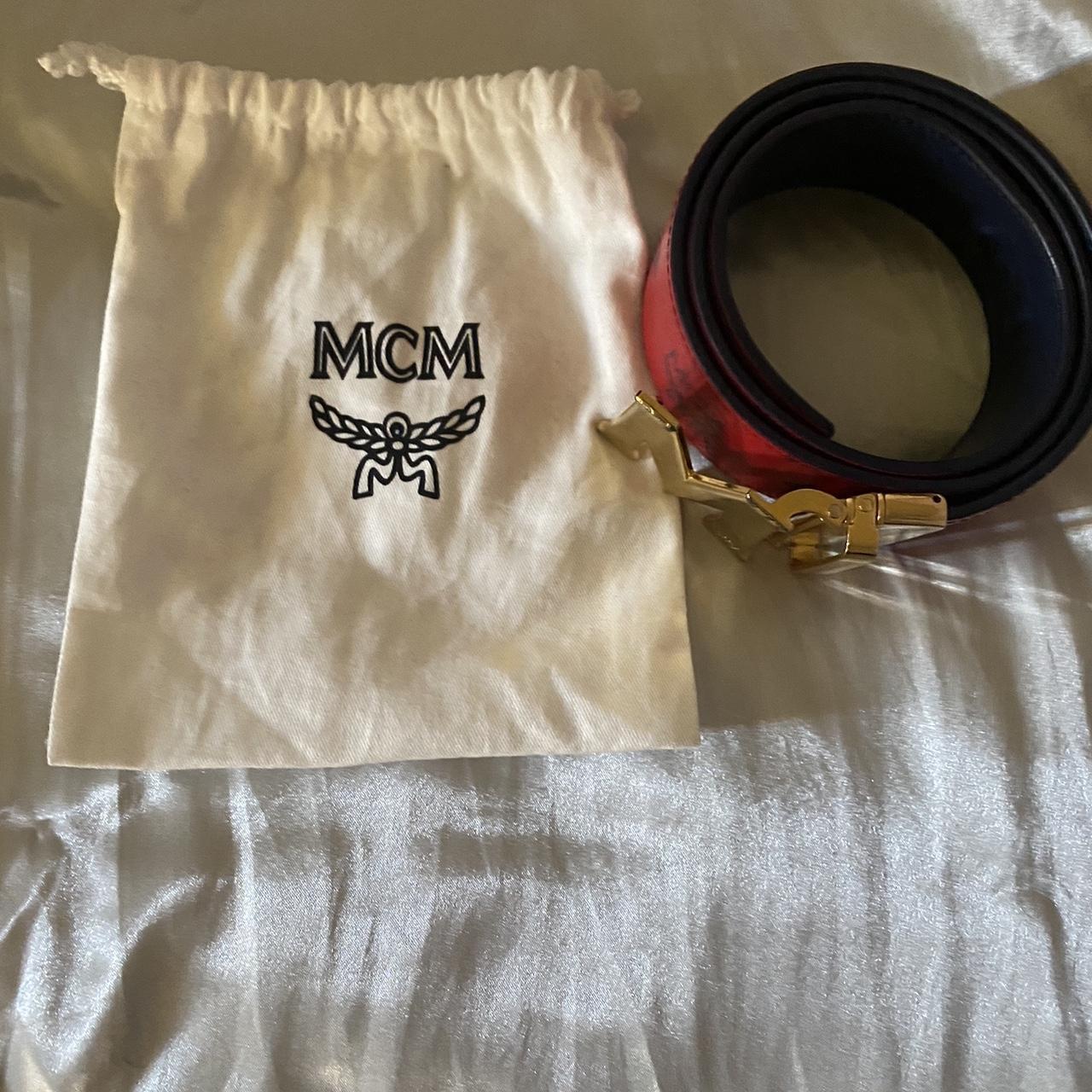 Mcm belt cut to size 34 Authentic #mcm... - Depop