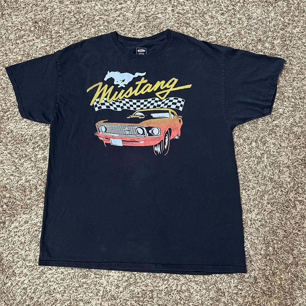 Vintage Ford Mustang t-shirt Size XL 100%... - Depop
