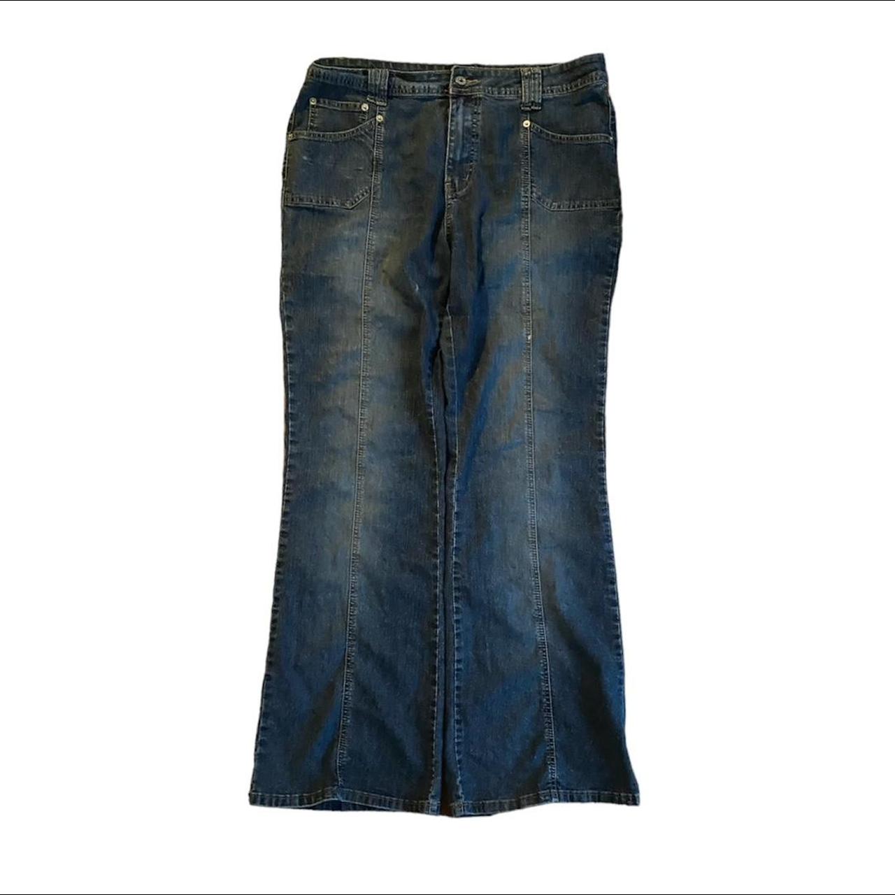 Rare faded ‘Angels’ Y2K Women’s Flare Jeans - 36 x... - Depop