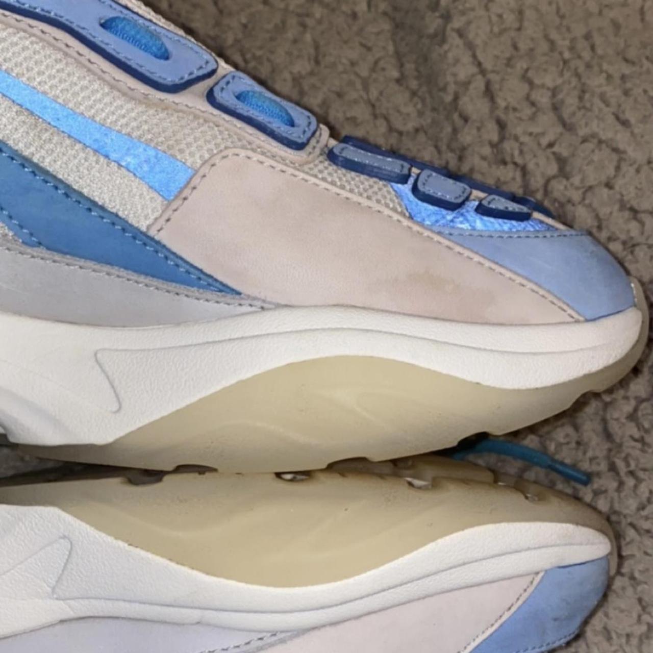 Authentic Amiri Baby Blue Bone Runners size 8 Worn 3... - Depop