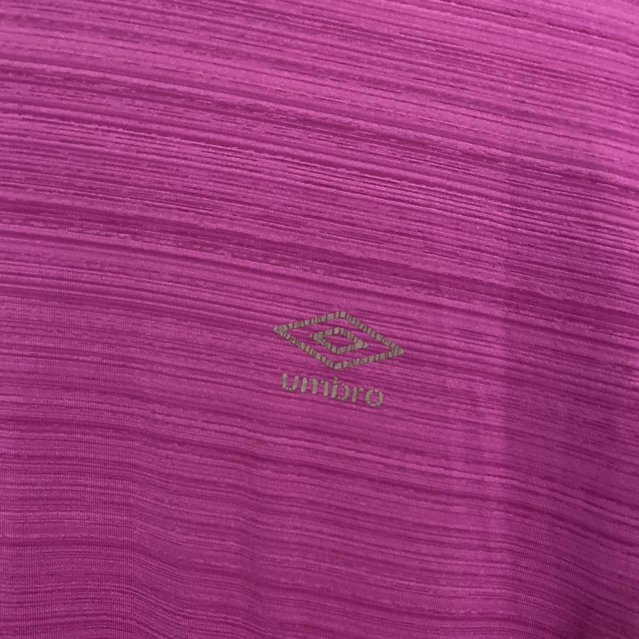 Umbro magenta workout top. #umbro #soccer... - Depop