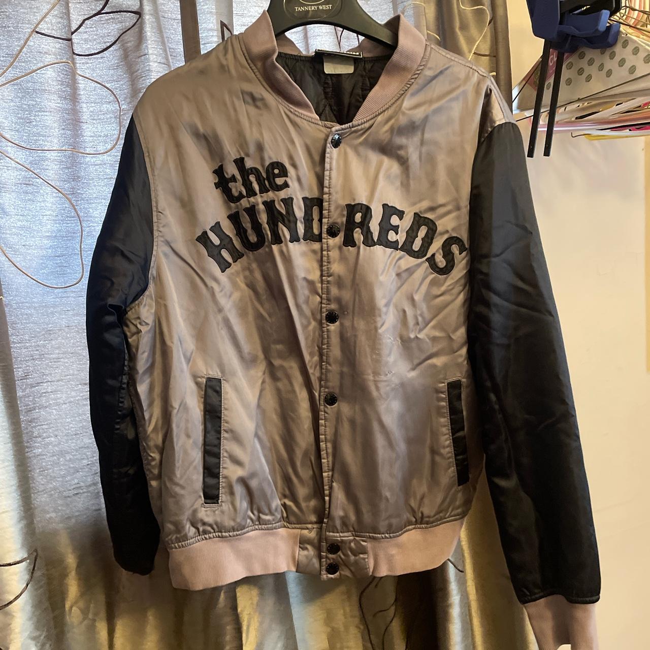 The Hundreds satin Varsity Jacket Size Large... - Depop
