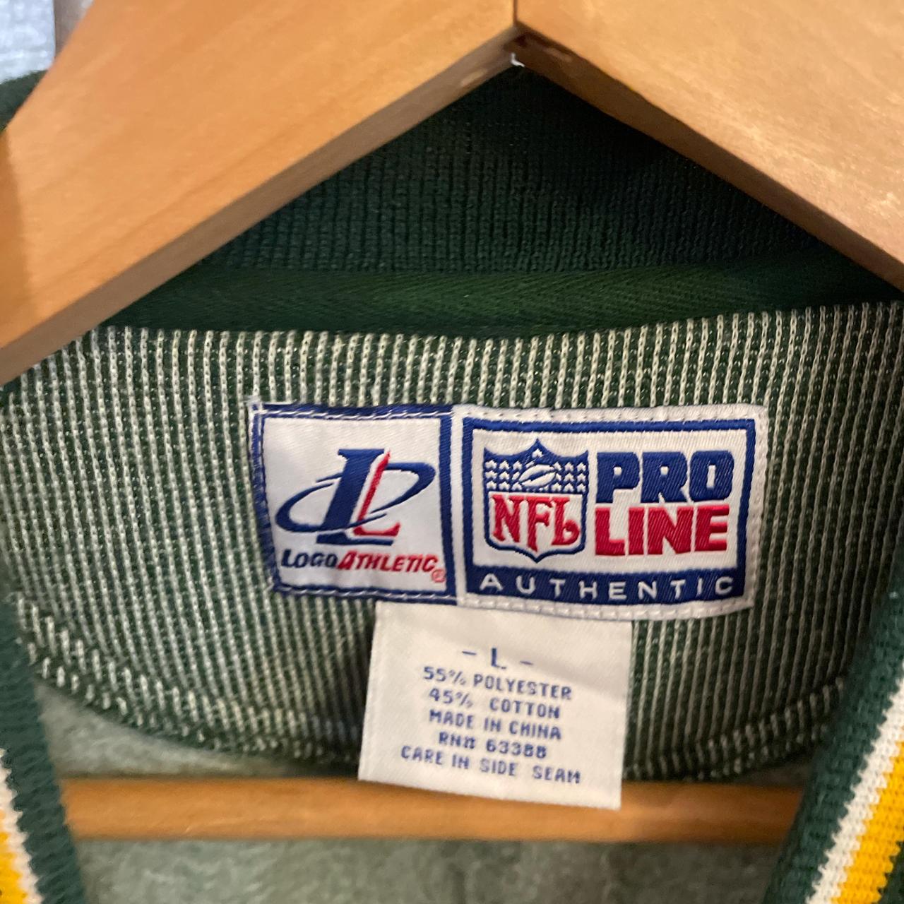 Vintage Pro line Greenbay Packers Crewneck Size... - Depop