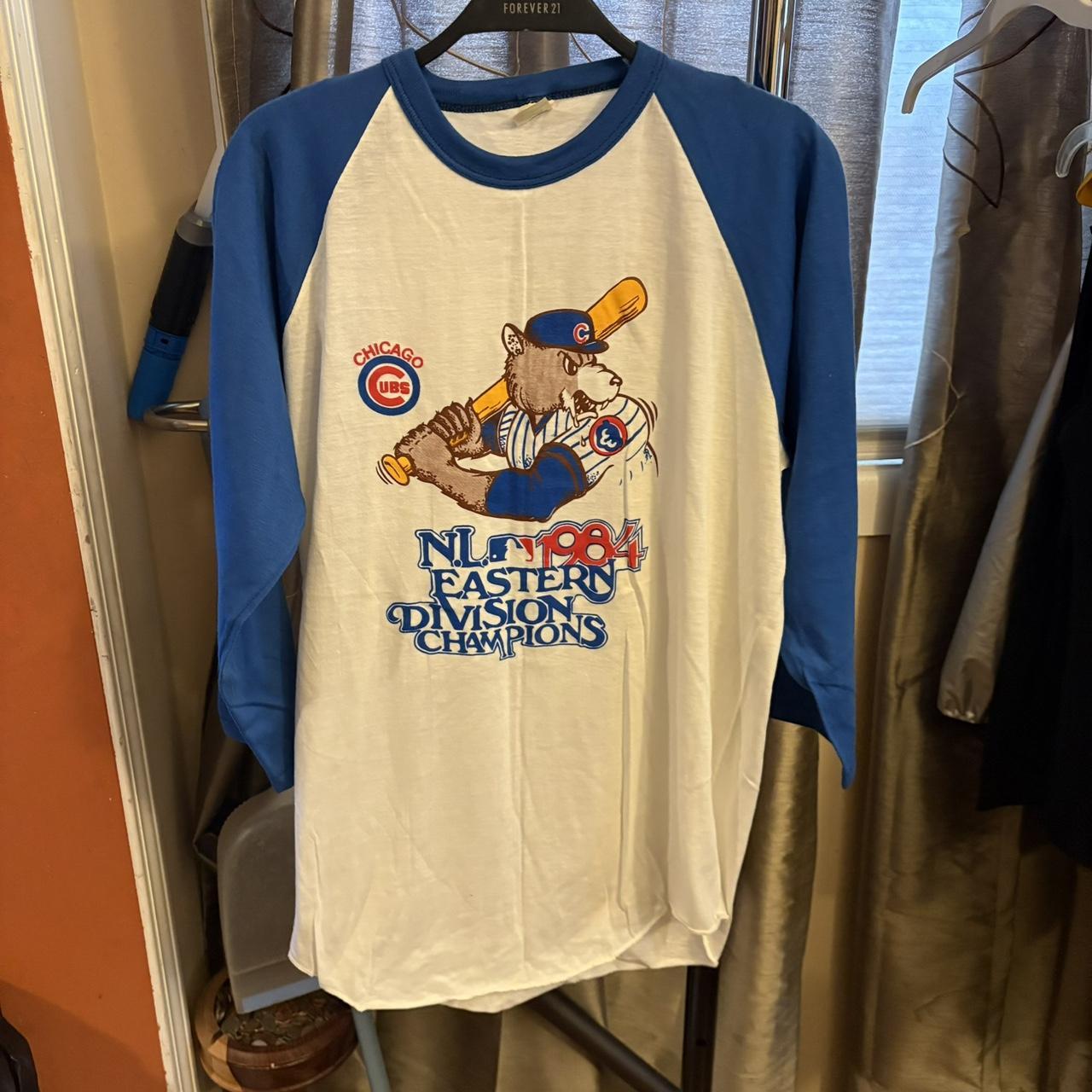 Vintage 1984 Chicago Cubs NL East Champions MLB... | Depop