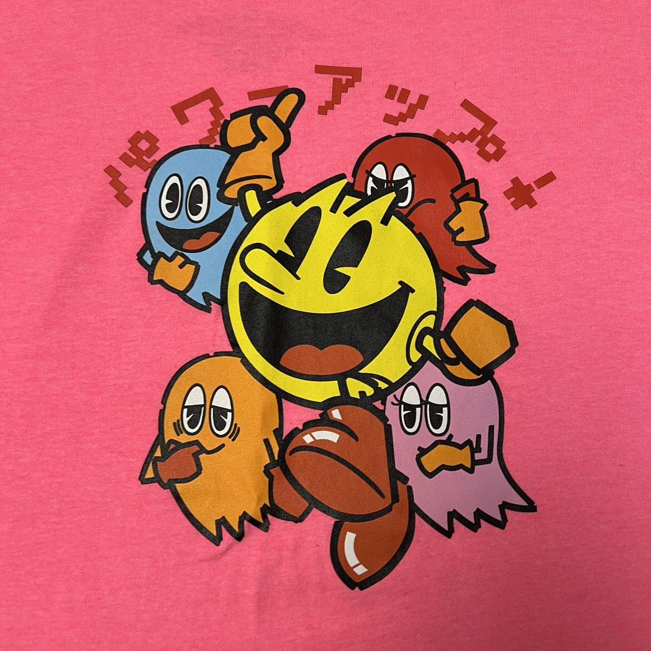 Fire PAC-MAN arcades game T-shirt Size:... - Depop