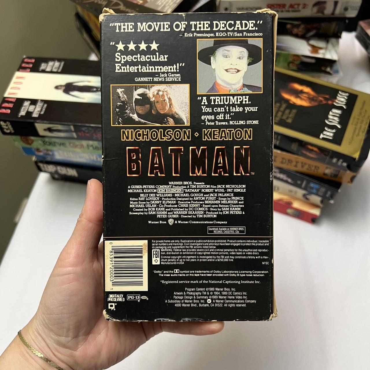 1989 Batman Michael Keaton VHS tape * usps media... | Depop