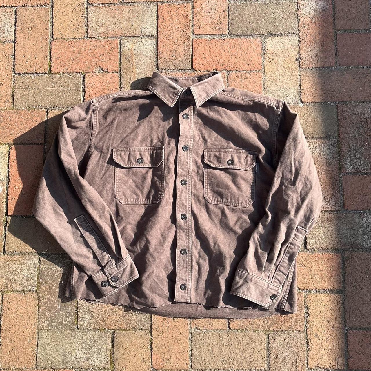 vintage cropped woolrich work jacket perfect hand... - Depop