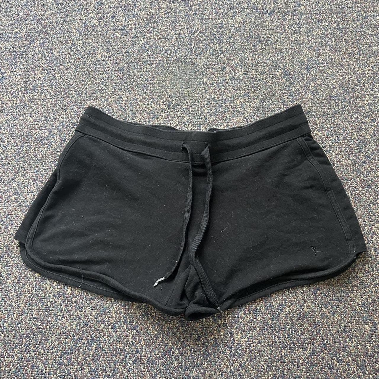 black lounge shorts - Depop