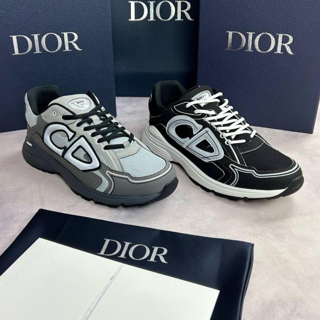 Christian Dior B30s Black/white & Grey... - Depop