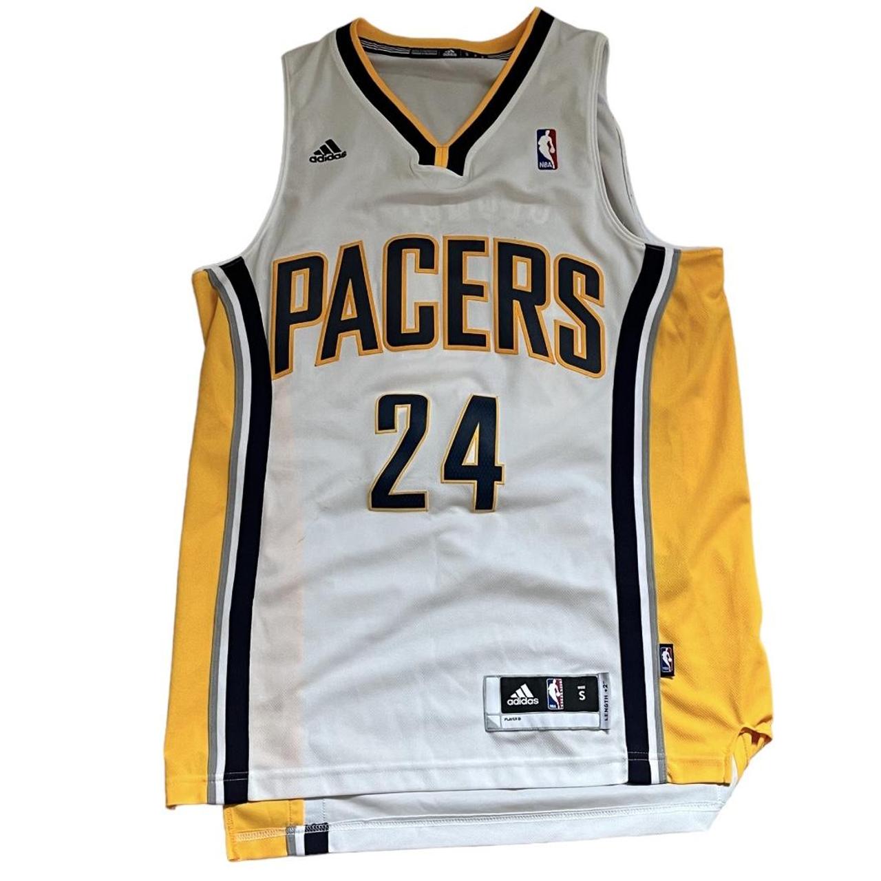 Paul George 24 Pacers Adidas Jersey Size... - Depop