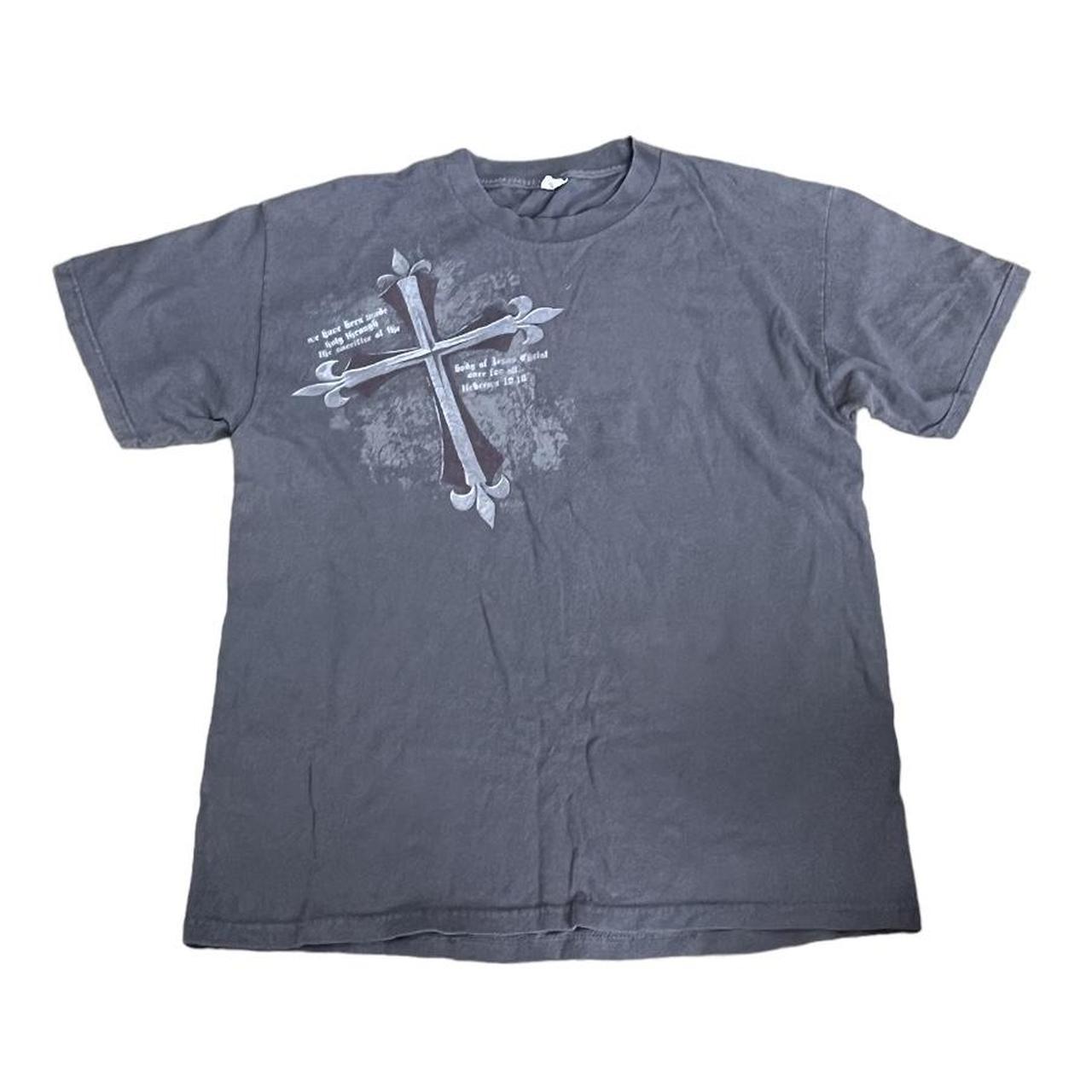 Affliction cross Style Tshirt Have Size XL and... - Depop