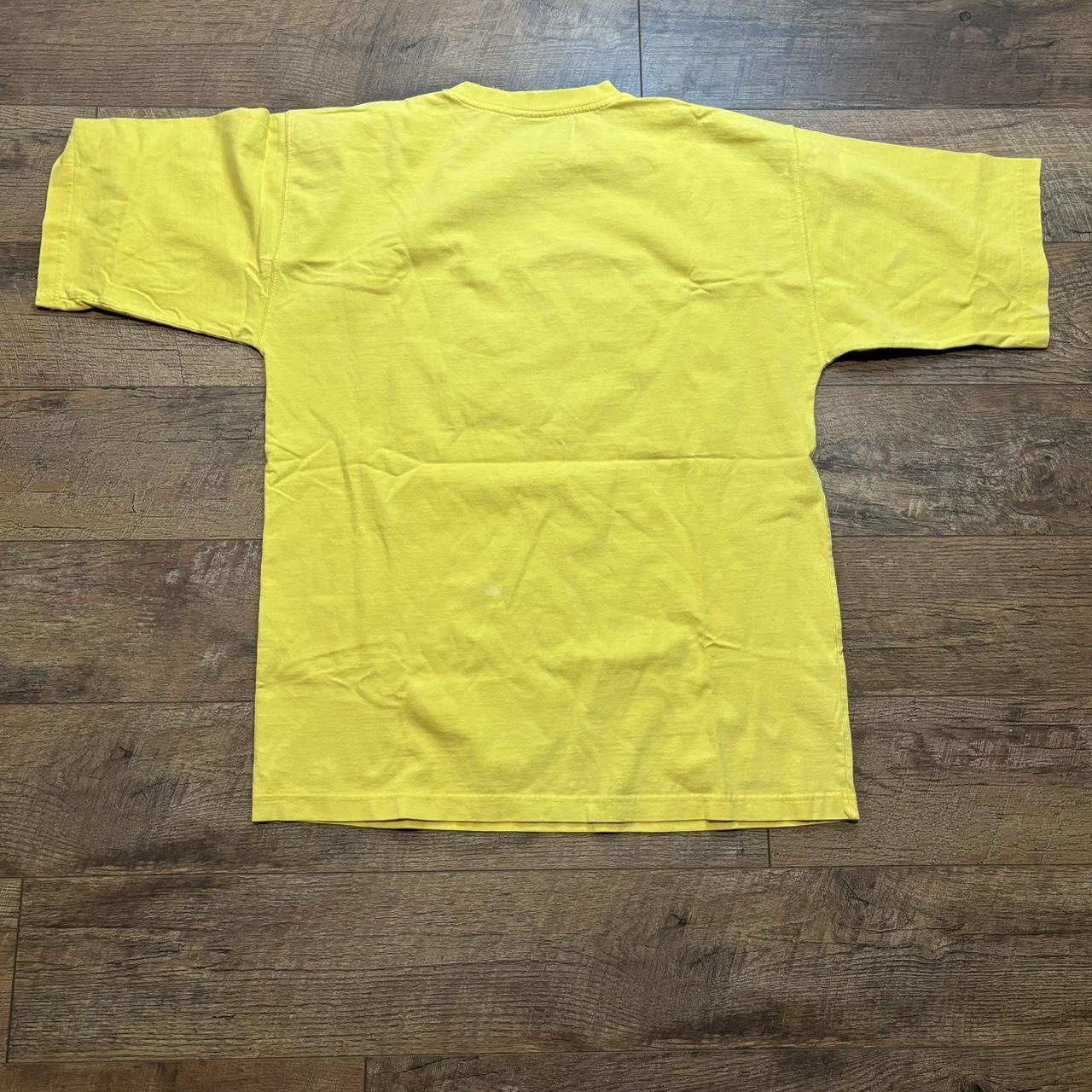 Baggy Y2K Yellow Fubu Tshirt No flaws Measurments Shown - Depop