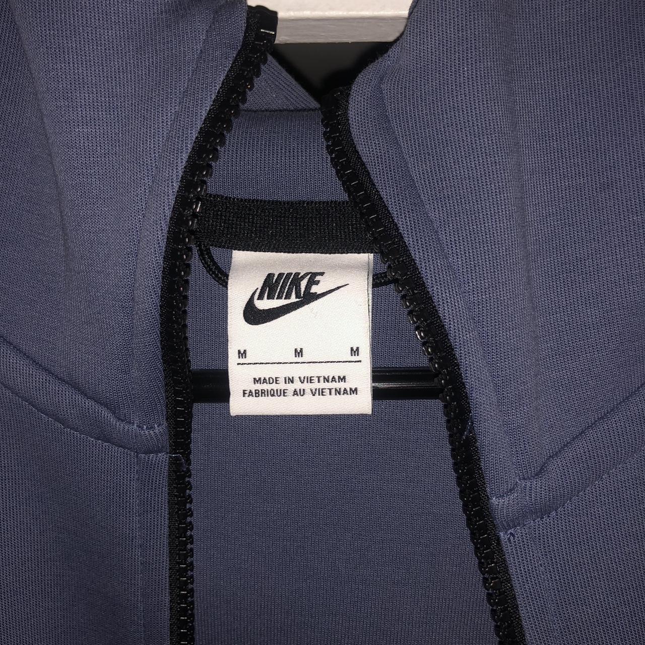 medium blue nike tech jacket - Depop