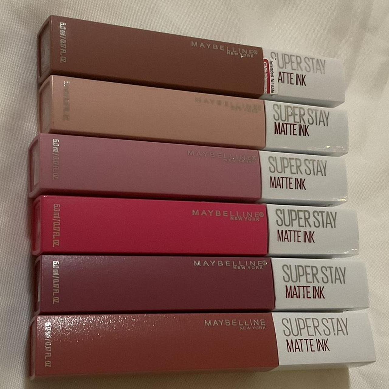 New Maybelline Super Stay Matte Ink Bundle All Full... - Depop