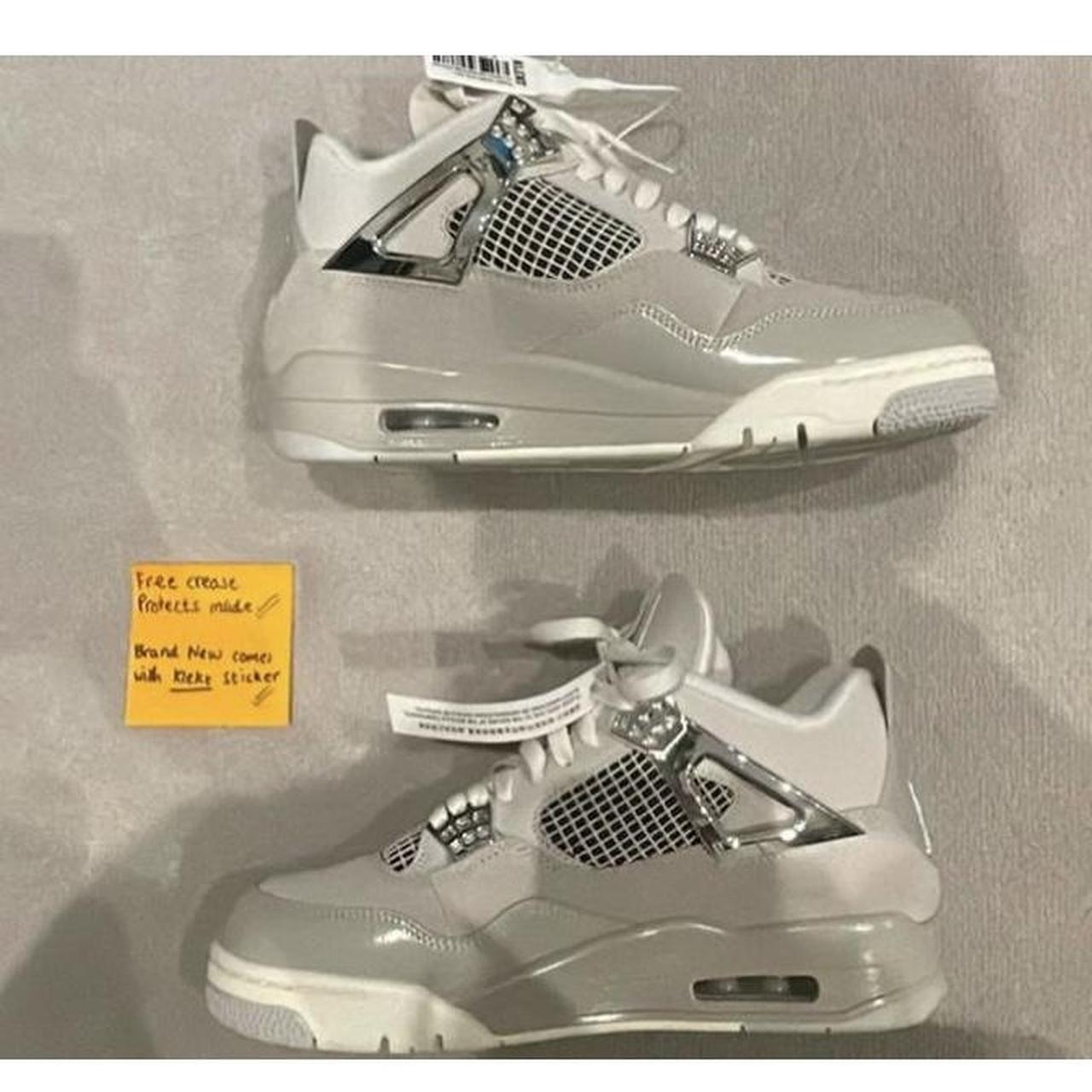 Jordan 4 Frozen Moments UK 8 Free crease protects... - Depop