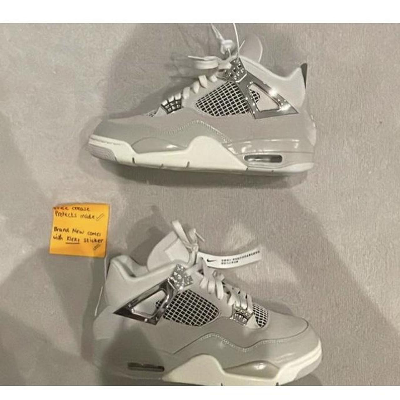 Jordan 4 Frozen Moments UK 8 Free crease protects... - Depop