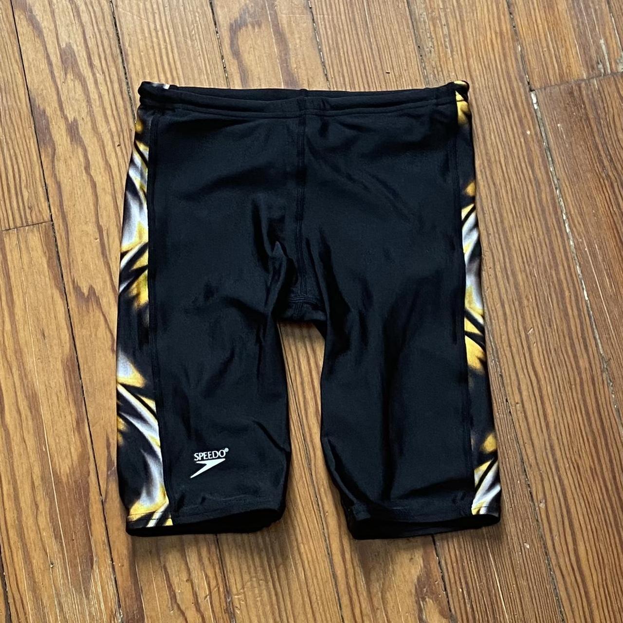 Men’s vintage black and yellow Speedo fastskin... - Depop