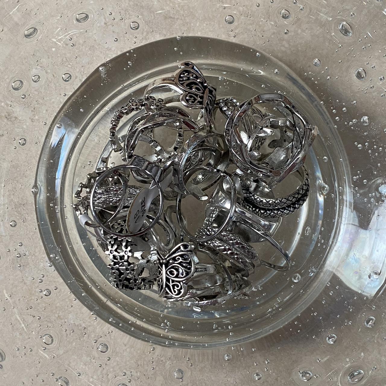 3 Silver Rings (women’s) MYSTERY LOT‼️ Each order... - Depop