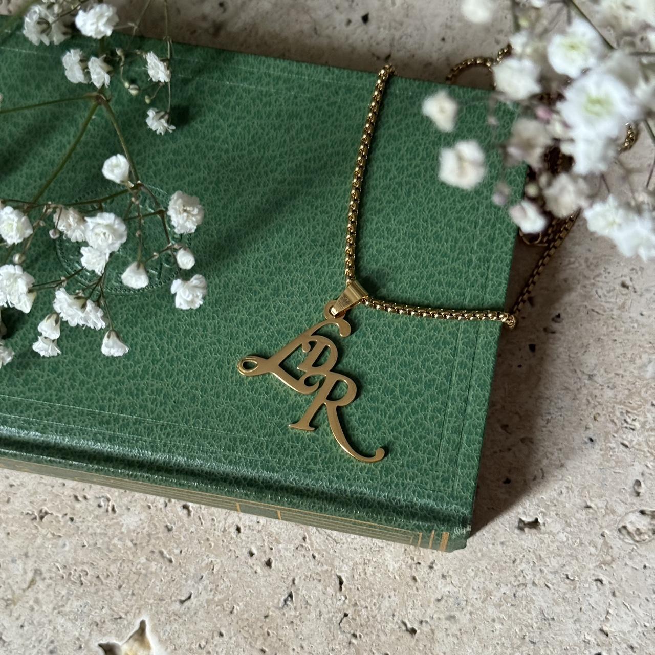 Gold Lana Del Rey necklace • 23.5” long • stainless... - Depop