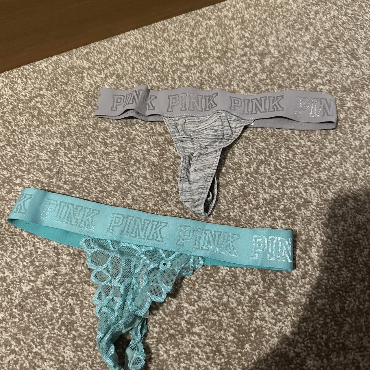 PINK Victoria secret thongs size S £10 for both 💗 £3... - Depop