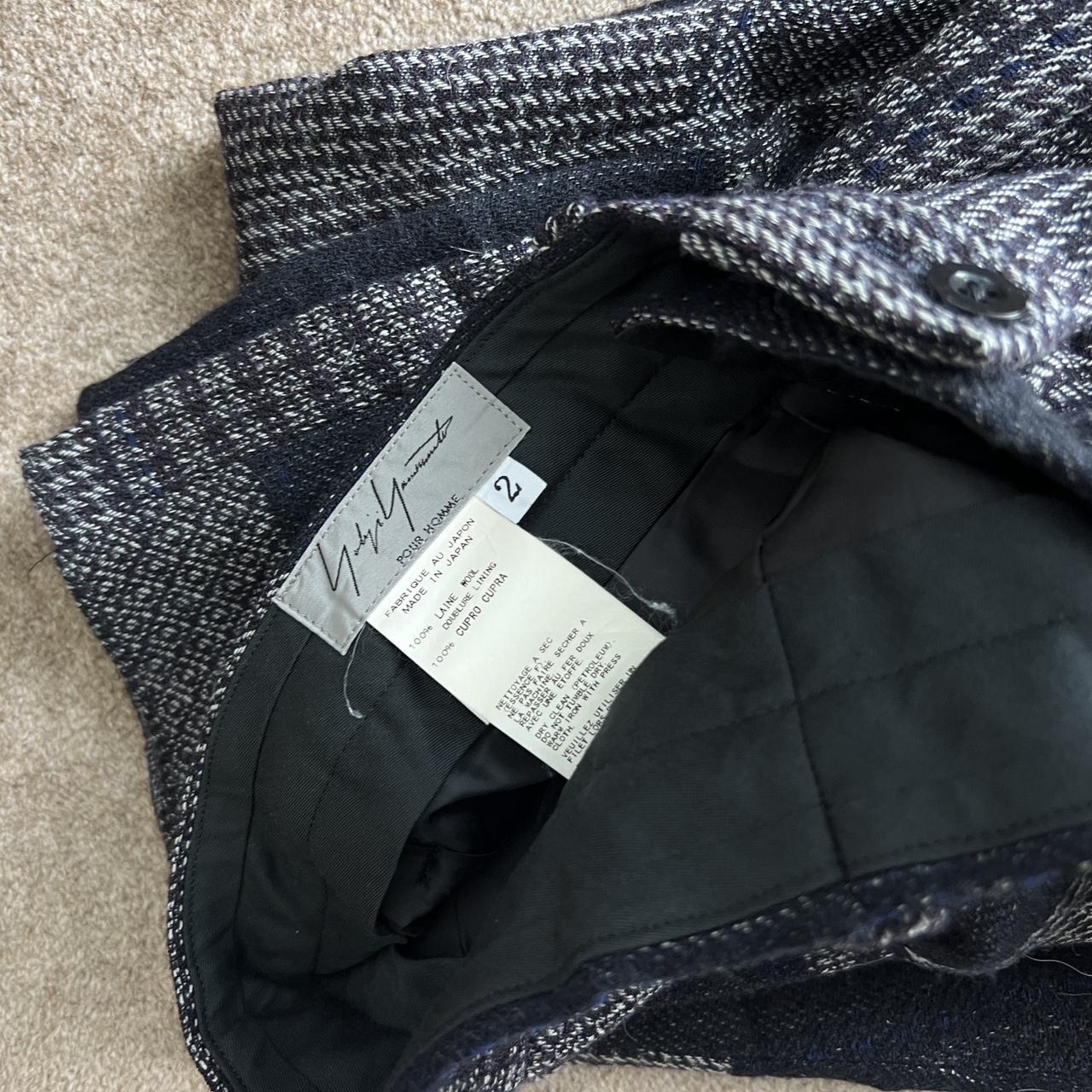 Rare archival plaid patchwork pants by Yohji... | Depop